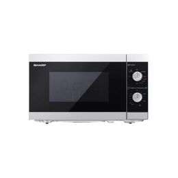 Sharp YC-MG01E-S - microwave oven with grill - freestanding - silver/black