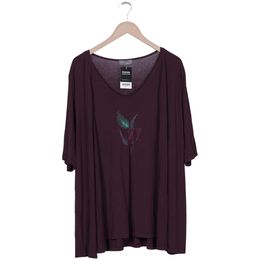 Selection by Ulla Popken Damen T-Shirt, bordeaux, Gr. 48