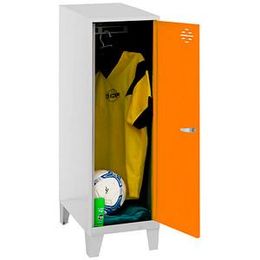 Simonrack Spind SIMONLOCKER DISM SINGLE grau, orange 8425437120282, 1 Schließfach 30,0 x 50,0 x 101,5 cm