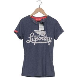 Superdry Damen T-Shirt, marineblau, Gr. 38