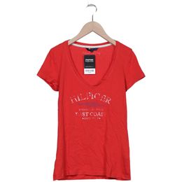 Tommy Hilfiger Damen T-Shirt, rot, Gr. 36