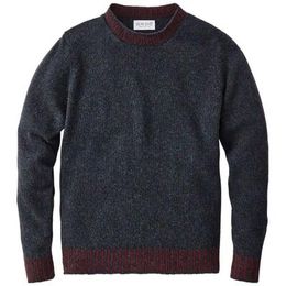 Erib&eacute; Erib&eacute; Herren-Strickpullover M Schwarz-Rot