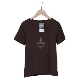 comma, Comma Damen T-Shirt, braun, Gr. 40