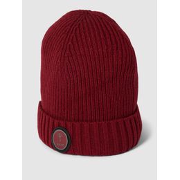 JOOP! Beanie mit Label-Patch Modell 'Francis'