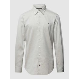 Tommy Hilfiger Slim Fit Business-Hemd mit Button-Down-Kragen