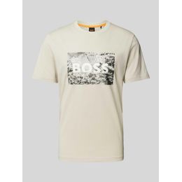 BOSS Orange T-Shirt mit Motiv-Print