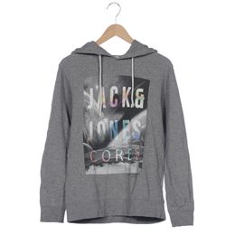 Jack & Jones Jack & Jones Herren Kapuzenpullover, grau, Gr. 48