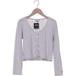 Tommy Jeans Damen Strickjacke, grau, Gr. 38