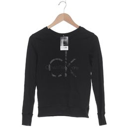 Calvin Klein Jeans Damen Sweatshirt, schwarz, Gr. 34