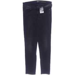 7 For All Mankind Damen Jeans, schwarz, Gr. 30