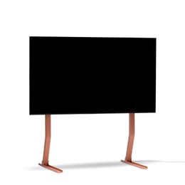 Pedestal - Bendy Tall TV-Ständer, 40 - 70 Zoll, dusty rose