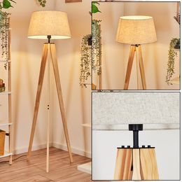 hofstein Bassagoda Stehleuchte 45 cm Naturfarben, 1-flammig
