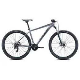 Mountainbike Fuji BIKES "Fuji Nevada 29 1.9" Fahrräder Gr. 48cm, 29 Zoll (73,66cm), grau (grau + schwarz) für Damen und Herren, Kettenschaltung