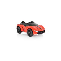 Moni Kinder Elektroauto Cordoba, MP3-Anschluss, Fernbedienung, Gurt, Bluetooth rot