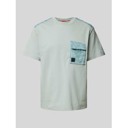 Hugo T-Shirt mit Label-Patch Modell 'Dabieno'