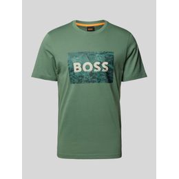 BOSS Orange T-Shirt mit Motiv-Print