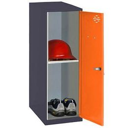 Simonrack Spind SIMONLOCKER DISM anthrazit, orange 8425437119316, 1 Schließfach 40,0 x 50,0 x 91,5 cm