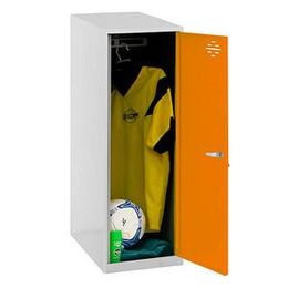 Simonrack Spind SIMONLOCKER DISM SINGLE grau, orange 8425437065132, 1 Schließfach 30,0 x 50,0 x 91,5 cm