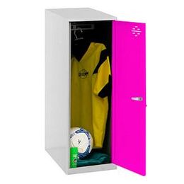 Simonrack Spind SIMONLOCKER DISM SINGLE grau, pink 8425437118012, 1 Schließfach 40,0 x 50,0 x 91,5 cm