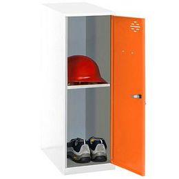 Simonrack Spind SIMONLOCKER DISM weiß, orange 8425437116834, 1 Schließfach 30,0 x 50,0 x 91,5 cm