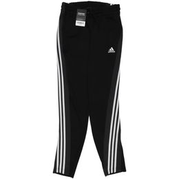 Adidas Damen Stoffhose, schwarz, Gr. 0