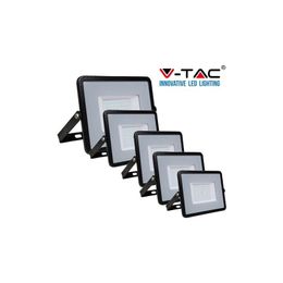 V-TAC - optonica LED-Strahler smd 10W 20W 30W 50W 100W slim outdoor IP65-10W Warm