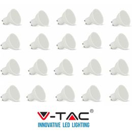 V-TAC - 20 GU10 bulbs Strahler 5 Watt Weißes Licht 3000K 4000K 6400K-Warm