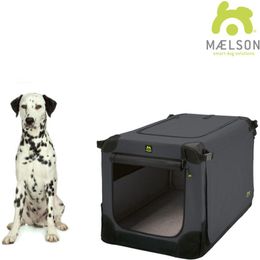 Maelson - Soft Kennel Transportbox, faltbar - anthrazit - 82 x 59 x 59