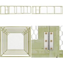 vidaXL - Hühnerkäfig 1,5x6x1,5 m Imprägniertes Kiefernholz - Hühnerstall - Hühnerställe - Home & Living - Grün