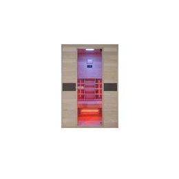 Interline Infrarot Kabine "Ruby", 2 Personen, Kanadischer Hemlock, Standard Halogen Lampe