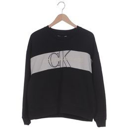 Calvin Klein Jeans Damen Sweatshirt, schwarz, Gr. 38