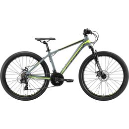 Mountainbike Bikestar Fahrräder Gr. 41cm, 26 Zoll (66,04cm), grau für Damen und Herren, Kettenschaltung