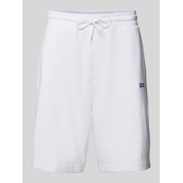 Regular Fit Sweatshorts mit Label-Detail Modell 'Nasensio'