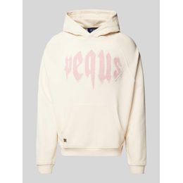 PEQUS Hoodie mit Label-Patch Modell 'Mythic'