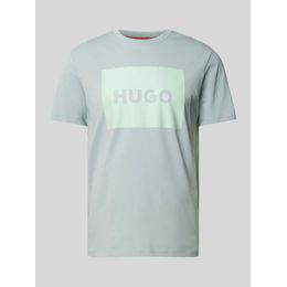 Hugo T-Shirt mit Label-Print Modell 'DULIVE'