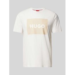 Hugo T-Shirt mit Label-Print Modell 'DULIVE'