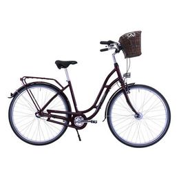 Hawk Bikes Cityrad »City Classic Joy Bordeaux« - Bordeaux