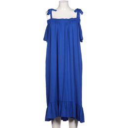 Ulla Popken Damen Kleid, blau, Gr. 42