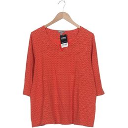 Ulla Popken Damen Langarmshirt, orange, Gr. 46