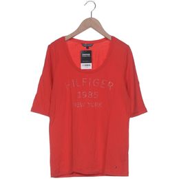 Tommy Hilfiger Damen T-Shirt, rot, Gr. 38