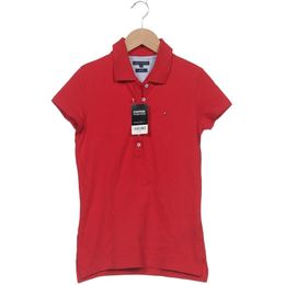 Tommy Hilfiger Damen Poloshirt, rot, Gr. 36