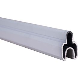 GroJa Solid Grande Premium Lisene Steckzaun Sichtschutzzaun Silbergrau günstig