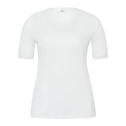 V-Shirt 1/2-Arm Emilia Lay weiss, 42