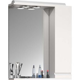 ebuy24 SiloraL Spiegelschrank Bad weiß.