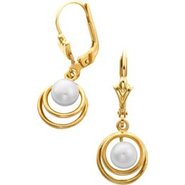 CRÉATION L Damen Ohrhänger Gelbgold 375 Größe 0