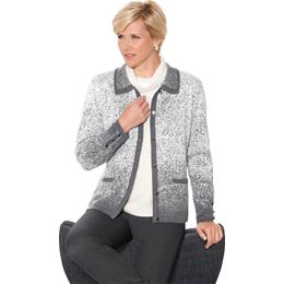 Jacquardstrickjacke
