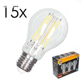hofstein LED E27 15er Set 6,5 Watt 2700 Kelvin 810 Lumen