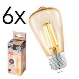 hofstein LED E27 6er Set 3,5 Watt 2200 Kelvin 220 Lumen