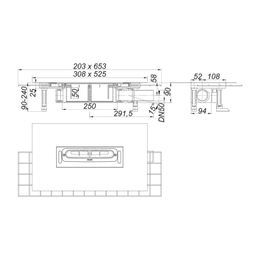 Dallmer CeraFlex Ablaufgehäuse DN 50 537140