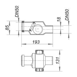 Dallmer Rückfluss-Sicherung RS 4.5 DN 50 840028